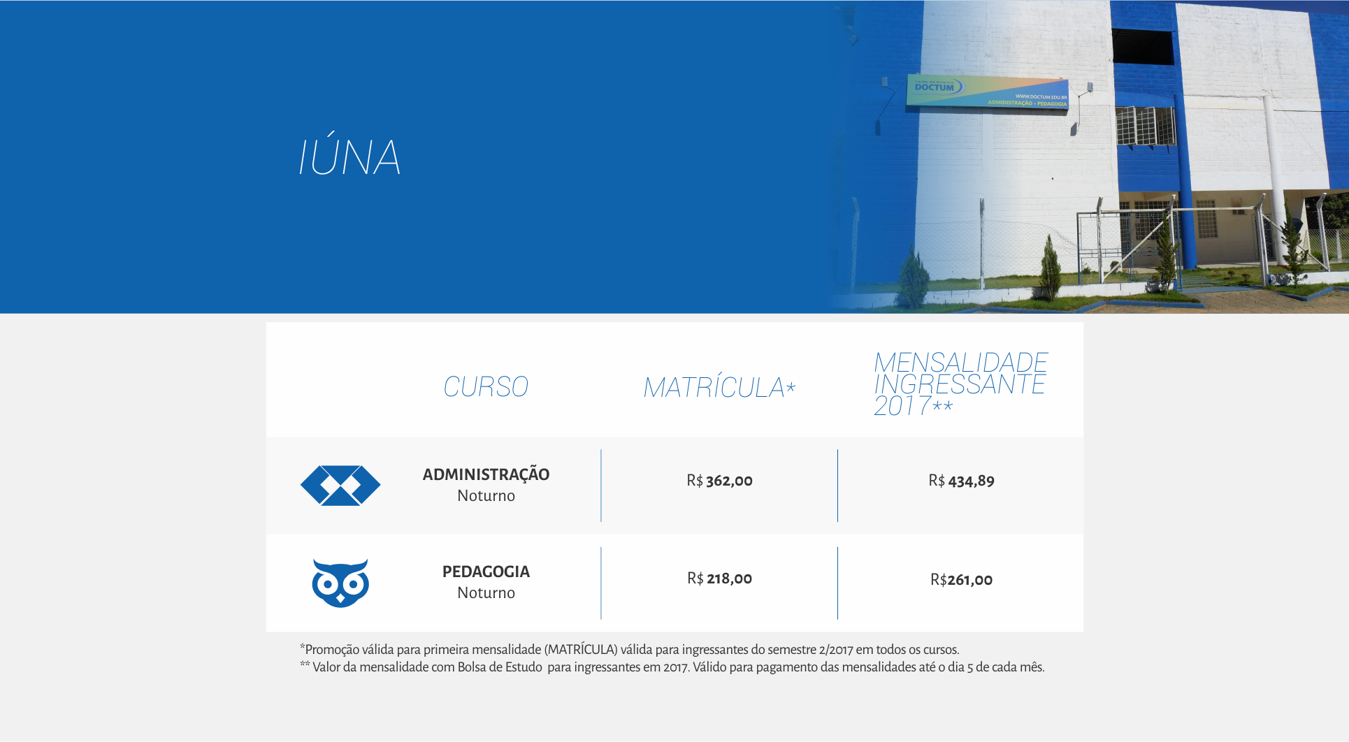 Iúna | Rede de Ensino Doctum